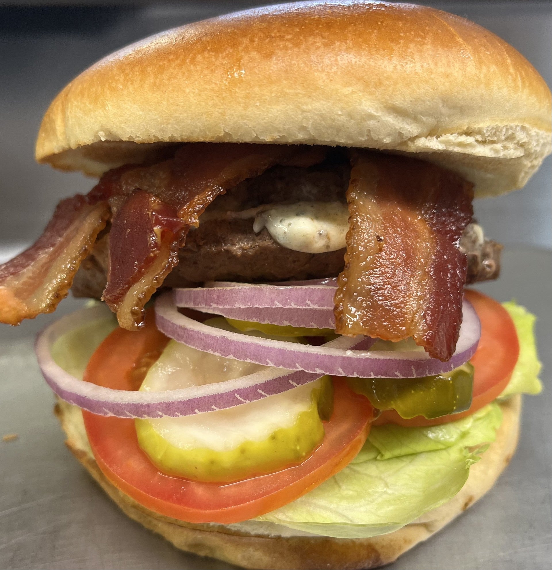 Bleu Cheese Bacon Burger | Fidalgo Drive-In 2908 Commercial Ave ...