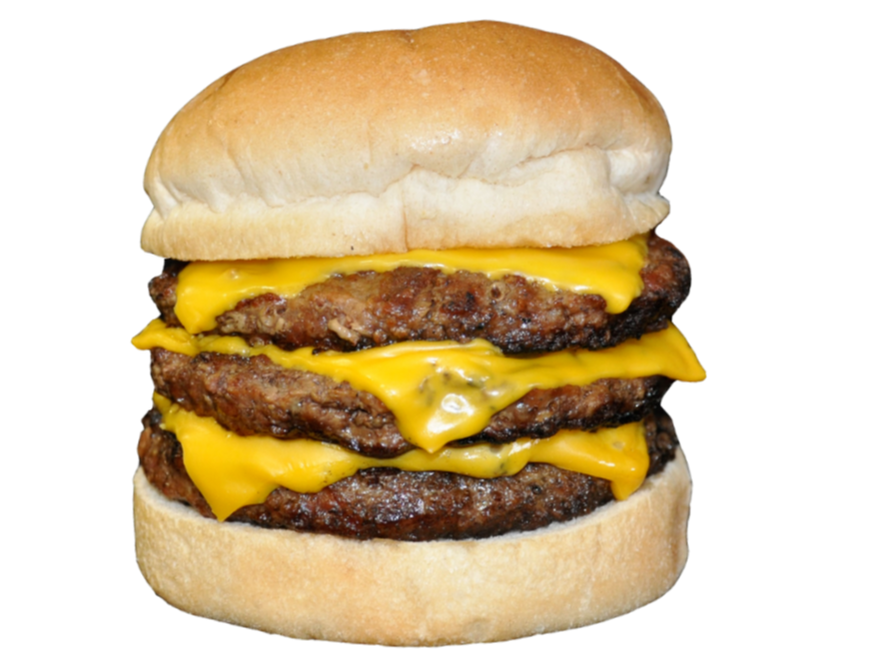PLAIN Triple Cheeseburger | Fidalgo Drive-In 2908 Commercial Ave ...